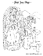 Saint Juan Diego Coloring Page | Catholic Playground